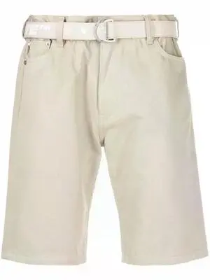Off-White Belted Bermuda Shorts