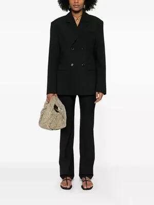 Nanushka Double-breasted Blazer - Black