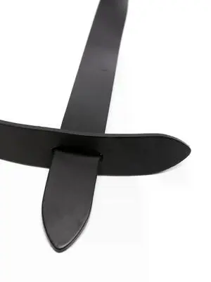 Isabel Marant Étoile Lecce Leather Belt - Black