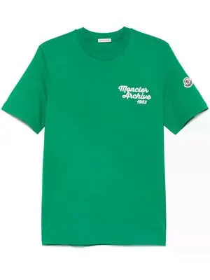 Moncler Logo-embroidered Cotton T-shirt