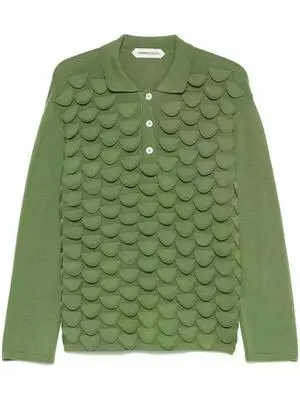 NAMACHEKO Bird Feather Long Sleeve Sweater