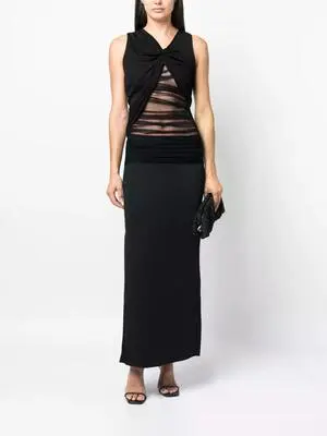 Christopher Esber Semblance Tulle-trim Ruched Dress