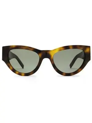 Saint Laurent Tortoiseshell Cat-eye Frame Sunglasses - Brown