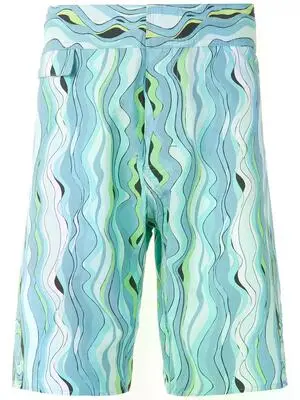 AMIR SLAMA Printed Swim Shorts