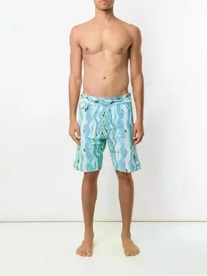 AMIR SLAMA Printed Swim Shorts