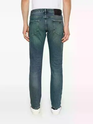Emporio Armani Logo-plaque Jeans