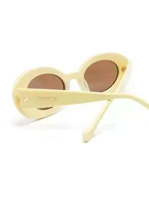 Nanushka Giva Oval-frame Sunglasses