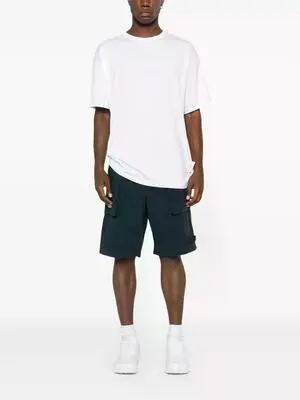 Aspesi Logo-patch Cargo Shorts - Blue