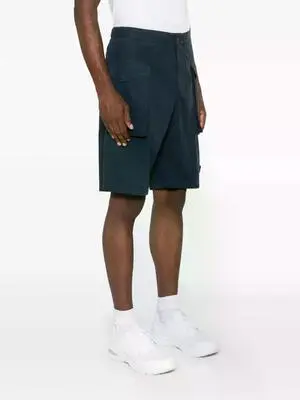 Aspesi Logo-patch Cargo Shorts - Blue