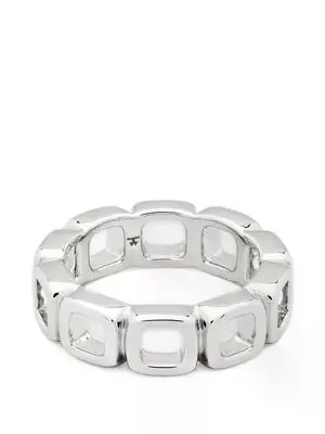 Tom Wood Sterling Cut-out Link Eternity Ring - Silver