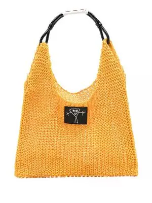 Plan C Knitted Tote Bag - Yellow