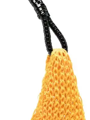 Plan C Knitted Tote Bag - Yellow