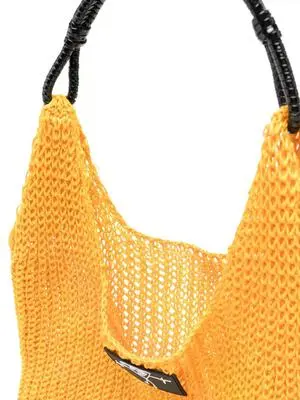 Plan C Knitted Tote Bag - Yellow