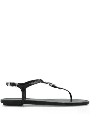 STUART WEITZMAN Georgie Thong Sandals - Black