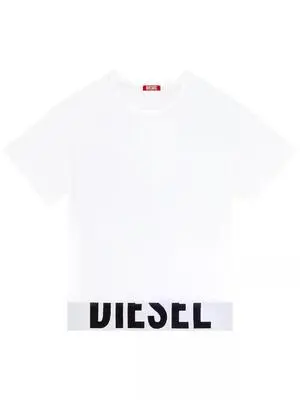DIESEL® Crop Top With Logo Underband - White