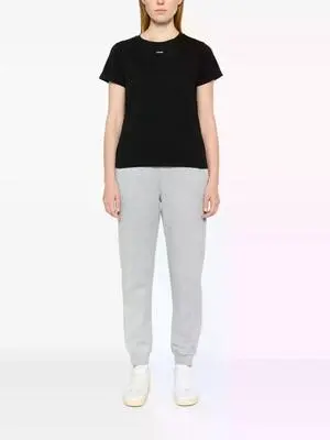 Pinko Cotton Jersey T-shirt With Mini Logo Print