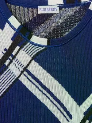 Burberry Check-print Silk Dress