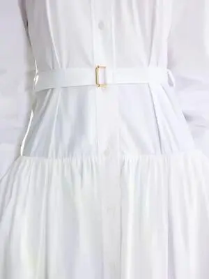PATOU Organic Cotton Poplin Maxi Shirt Dress