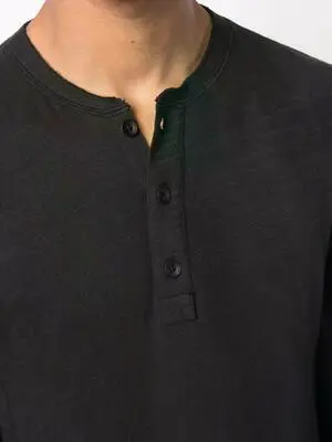 Rag & Bone Long-sleeve Cotton Top - Black
