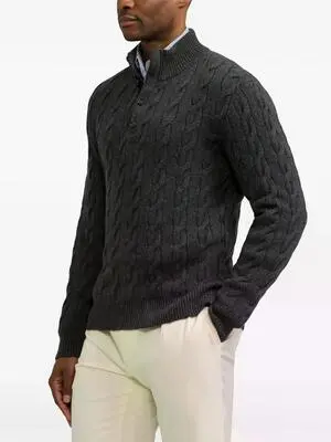 Ralph Lauren Purple Label Cable-knit Sweater