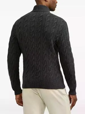 Ralph Lauren Purple Label Cable-knit Sweater
