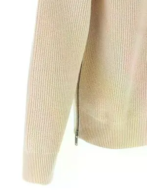 JIL SANDER Knitted Jumper With Decorative Zip Detail