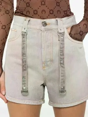 Off-White Laundry Denim Shorts - Neutrals