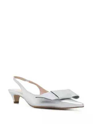 TWINSET 40mm Bow-detail Slingback Pumps
