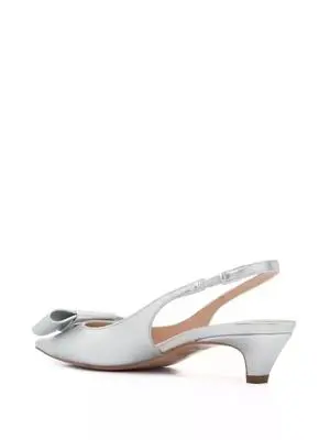 TWINSET 40mm Bow-detail Slingback Pumps
