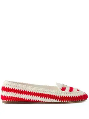 Prada Crochet Loafers