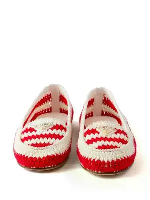 Prada Crochet Loafers
