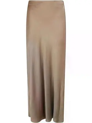Antonelli Firenze Satin-finish Mid-length Skirt - Neutrals