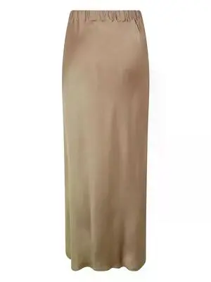 Antonelli Firenze Satin-finish Mid-length Skirt - Neutrals