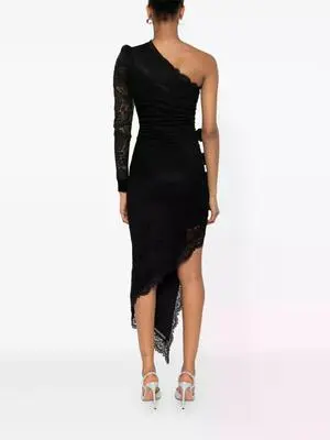 NISSA Crystal-embellished Midi Dress