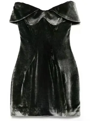 MUGLER Velvet Mini Dress