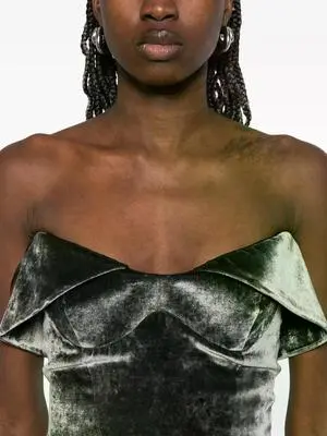 MUGLER Velvet Mini Dress