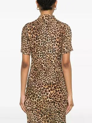 Nanushka Clare Leopard-print Blouse