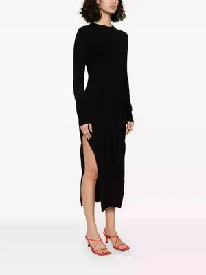 Loulou De Saison Eldara Midi Dress - Black