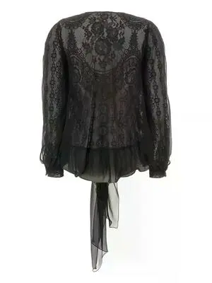 Alberta Ferretti Silk Organza Blouse