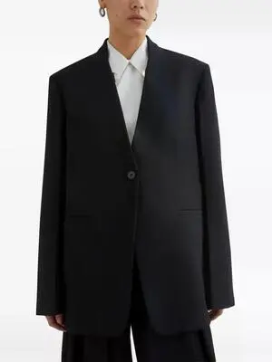 JIL SANDER Tailored Blazer - Black