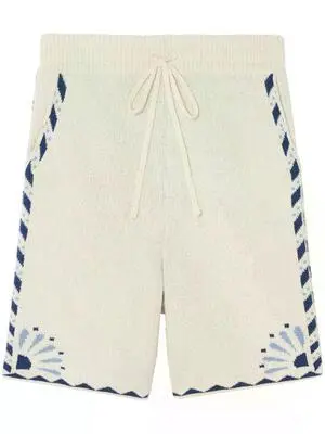 Alanui Wild Wonder Foulard Shorts - Neutrals