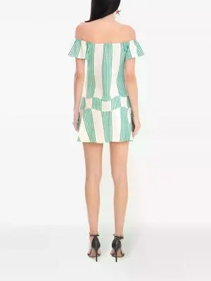 AMIR SLAMA Striped Mini Dress