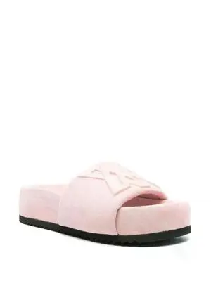 VIC MATIE Logo-debossed Slides
