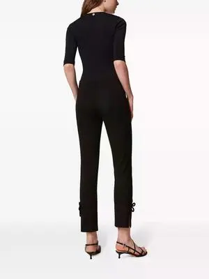 TWINSET Floral-appliqué Trousers