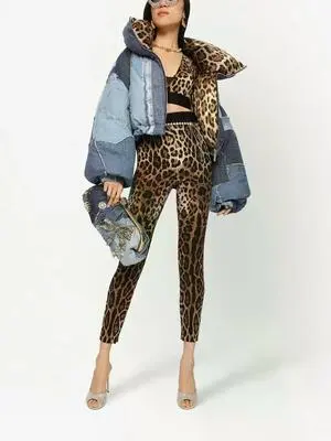 Dolce & Gabbana Leopard-print Crop Top
