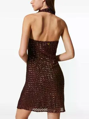 TWINSET Sequinned Mini Dress