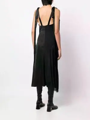Goen.j Lace-trim Midi Dress