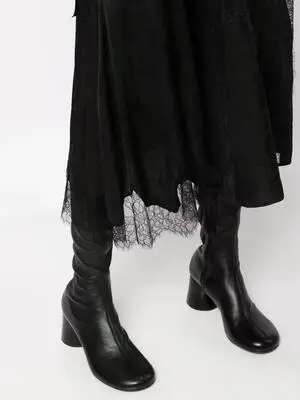 Goen.j Lace-trim Midi Dress