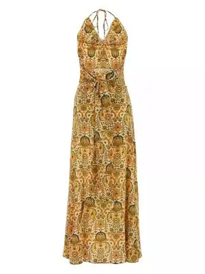 PANTAMOLLE Rosy Maxi Dress