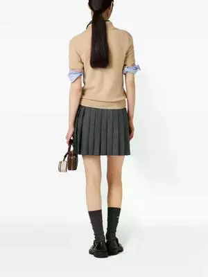 Miu Miu Cashmere Polo Top